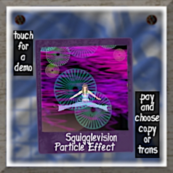 Second Life Marketplace - Squigglevision Particle Effect